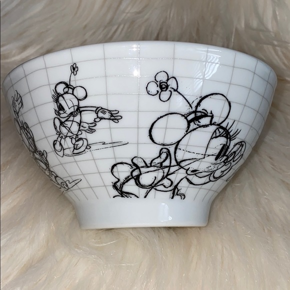 Disney | Dining | Disney Sketchbook Drawing Minnie Mouse Bowl | Poshmark